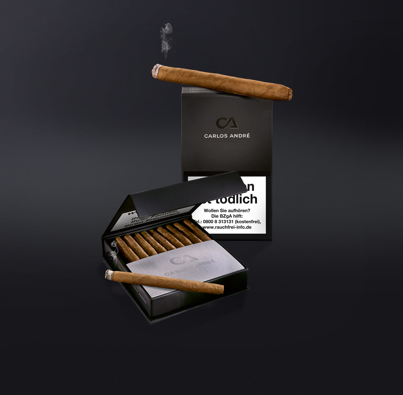 CARLOS ANDRÉ Black + Red Premium Cigarillos