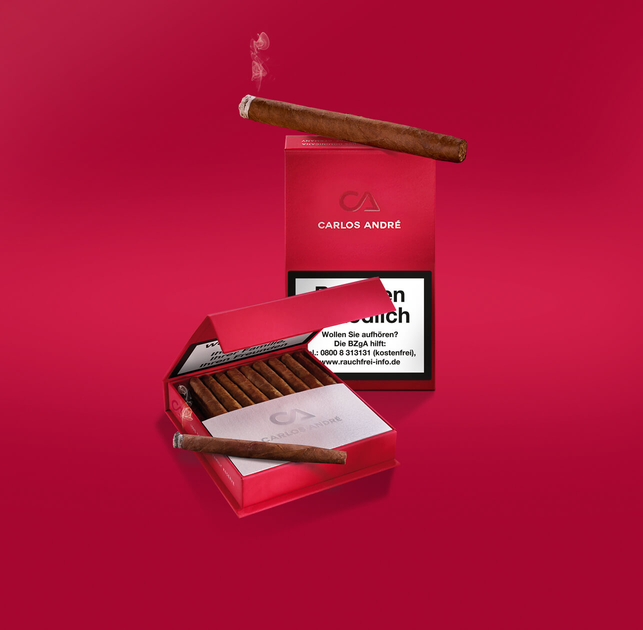 CARLOS ANDRÉ Red cigarillos